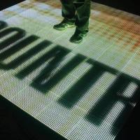 China Lightweight Full Color LED Screen Floor Tiles 3.91mm LED Pixel Display FCC for sale