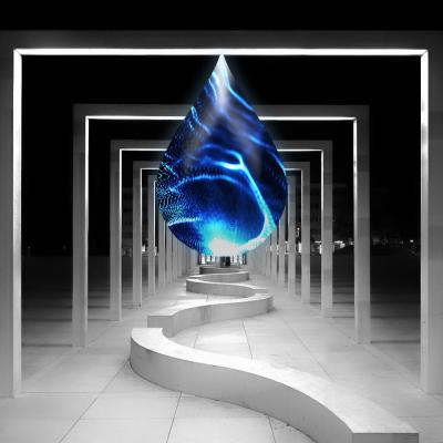 China Dustproof Flexible Creative LED Display Screen P2.064 P1.875 for sale