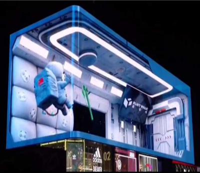 China Shockproof Commercial Advertising 3D Outdoor Screen SMD2020 P2.064 for sale
