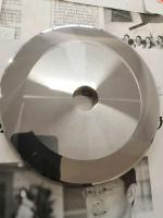 China Round HSS Tape Slitting Blades 30 Degrees Carbide Slitter Knives for sale