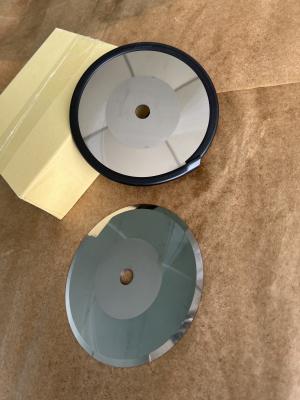 China Round Tape Slitting Blades Single Bevel 0.1-2mm Knife Edge 60-62 HRC Hardness for sale