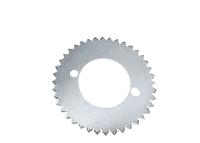 China Circular Serrated Blade Sharpness Titanium Coated Serrated Knife for sale