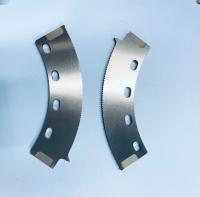 China SKD-11 Corrugated Board Slotting Knife OEM / ODM Arc Shaped Carton Box Machine Serrated Slotter Blade for sale