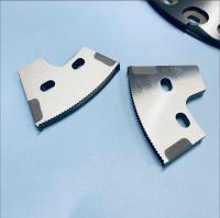China SKD-11 Corrugated Board Slotting Knife OEM / ODM Arc Shaped Carton Box Machine Serrated Slotter Blade for sale