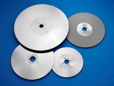 China Round Slitting Blade Log Saw Knife For Cutting Tissue Paper Round Razor Blades Round Cutting Blade for sale