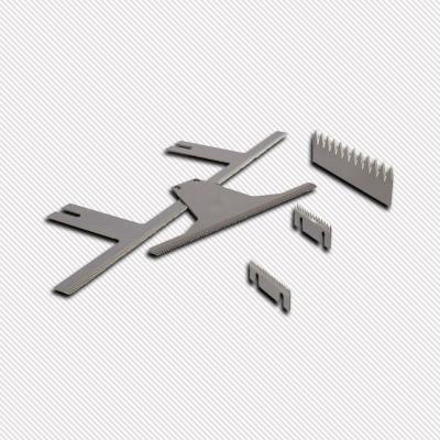 China Serrated Cutting Industrial Packing Blades For Film Packaging Machine for sale