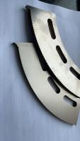 China OEM / ODM Serrated Arc Shape Flexo Printing And Slotting Corrugated Carton Machine Blade Cardboard Cutting for sale