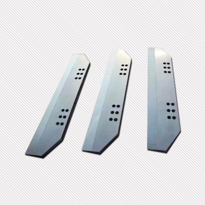 China Paper Cutting Blades Knife With Holes Guillotine Paper Cutting Blades for sale