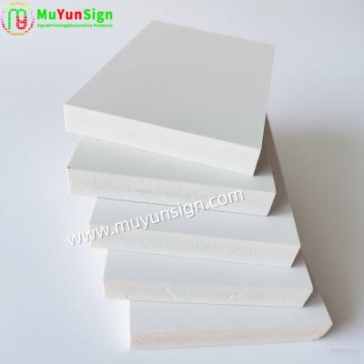 China White PVC Cellular Board Printable High Density 0.45 g/cm3 Foamed PVC Sheet for sale