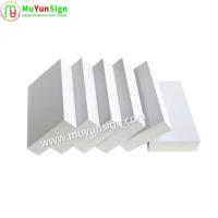 China High Density Pvc Hard Board Multiple Thickness White Black Glossy Surface for sale