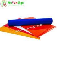 China Vinyl Acrylic Surface White Reflective Sheeting Weather Resistance for Traffic Signs for sale