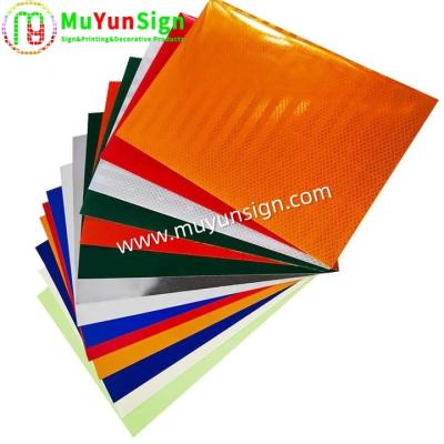 China Vehicle Graphics Reflective Sheeting For Traffic Safety Vinyl Printing Reflective Film for sale