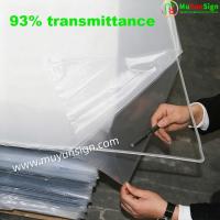 China Roof / Furnitures Semi Transparent Acrylic Sheet 93 Percent Light Transmittance for sale