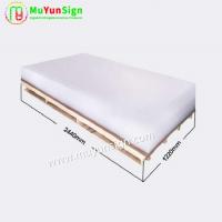 China White Solid Acrylic Sheet Pmma Panel Gloss Or Matt Surface PE Film Covering for sale