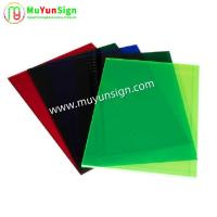 China Glossy Semi Transparent Acrylic Sheet Colored Lightweight For Furniture for sale