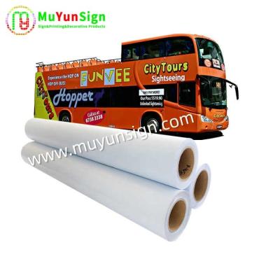 China Car Decoration Self Adhesive Vinyl Signs Printing Material For Vehicle Advertising for sale