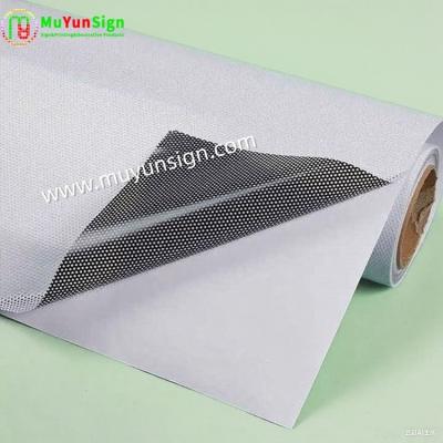 China Dual Purpose One Way Vision Film for Glass Surfaces Privacy Day Advertising for sale