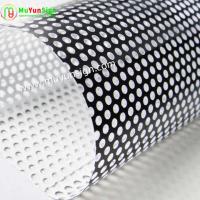 China Outside Perforated Vinyl Window Film Privacy Protection Self Adhesive Graphics Printing for sale