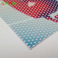 China PVC One Way Vision Film Self Adhesive Privacy Mesh For High Impact Advertising for sale