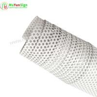 China One Way Visibility Perforated Vinyl Film Providing Privacy For Occupants for sale