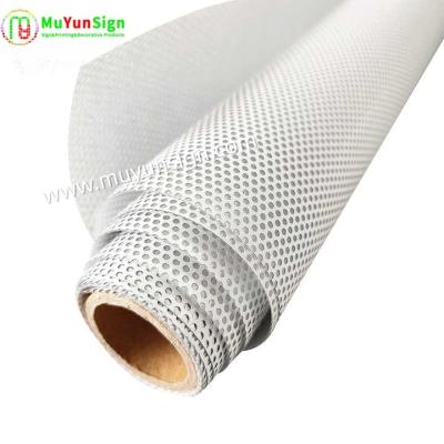 China Privacy Window Graphics One Way Vision Glass Sticker Car Wrapping Vinyl For Printing for sale