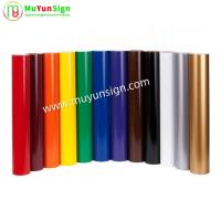 China Color Letter Cutting Vinyl Sticker Full Color Self Adhesive Vinyl for sale