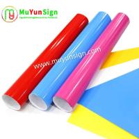 China Colored Vinyl Lettering Film Self Adhesive Vinyl Various Color For Retail Signage for sale