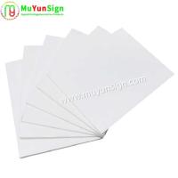 China Solid Polystyrene Foam Core Paper Board White Flatness for Advertising for sale