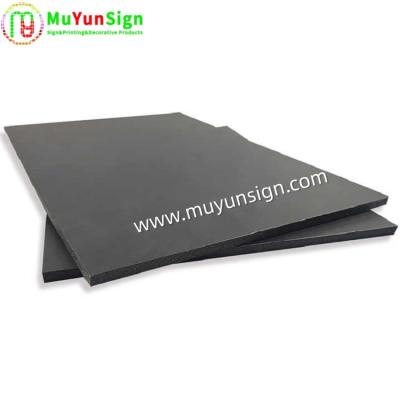 China Matte Black Paper Foam Board Lightweight Rigid KT Sheet For Framing / Mounting for sale
