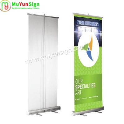 China Aluminum Roll Up Advertising Display Stand Easy To Install 80x200cm for sale