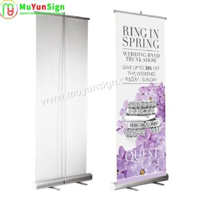 China Aluminum Alloy Advertising Display Stand 80x200cm For Corporate Events for sale