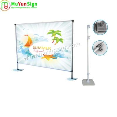 China Aluminum Alloy Banner Display Stand Retractable Aircraft Grade for Trade Show for sale