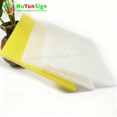 China Plastic PP Hollow Corrugated Sheet Lightweight Returnable Reusable Packaging for sale