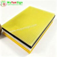 China Transfer Box Packaging PP Corrugated Sheet Blue Black Red Polypropylene Resin for sale
