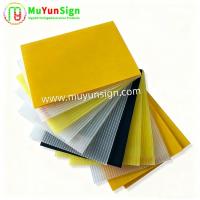 China Rigid PP Corrugated Plastic Sheet For Silk Screen Printing Backing Boards for sale