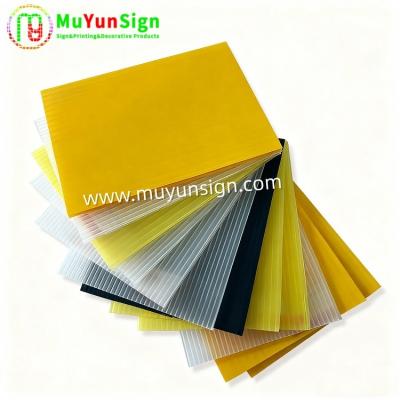 China Rigid PP Corrugated Plastic Sheet For Silk Screen Printing Backing Boards for sale