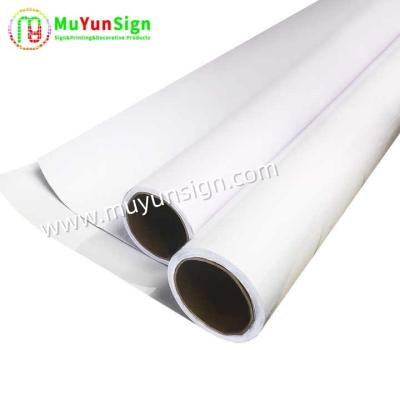 China PVC Self Adhesive Vinyl with Black White and Grey Adhesive Glue Options Suitable for Car Wrapping and Business Advertising Printing for sale