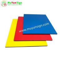China Durable Aluminum Composite Panel with 3mm and 4mm Thickness Featuring Two Aluminum Skins and a Lightweight PE Core for Facade Applications for sale