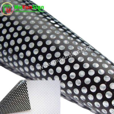 China Micro-Perforated One-Way Vision Film Perfect Privacy + Powerful Ads Window Film Beat the scorching heat and turn your glass windows into high-traffic billboards! for sale