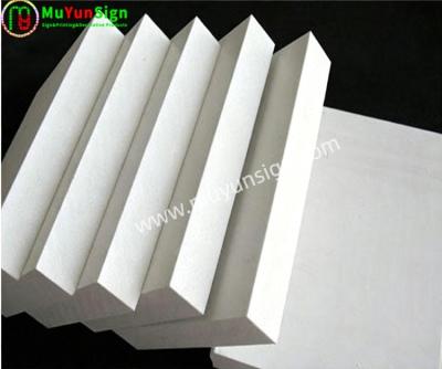 China High Density PVC Foam Board 1-30mm, Waterproof Fireproof Rigid PVC Foam Sheet for Signage Furniture Construction Decoration for sale