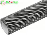 China Printable Exterior Perforated Window Film | Custom One-Way Privacy Micro-Perforated Vinyl Roll for Vehicle & Storefront Signs for sale