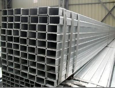 China Q195 BSI Galvanized Steel Pipe Transport  Galvanized Steel Rectangular Tube for sale
