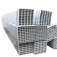 China Q195 BSI Galvanized Steel Pipe Transport  Galvanized Steel Rectangular Tube for sale
