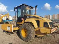 China 18 Ton Used Caterpillar CS683E Vibratory Smooth Drum Road Roller Excellent Condition for sale