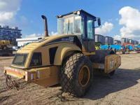 China 18 Ton Used Caterpillar CS683E Vibratory Smooth Drum Road Roller Excellent Condition for sale