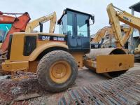 China Good Condition CAT CS-583D Vibratory Single Drum Road Roller with Original Spare Parts for sale