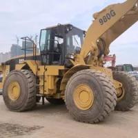 China 10 Ton Rated Load Earthmoving Hydraulic Caterpillar 980G Front Wheel Loader for sale