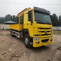 China Sinotruk WD615 Engine Model 10 Ton Truck Mounted Crane with Original Hydraulic Cylinder for sale