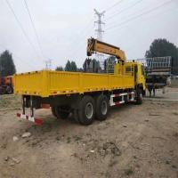 China Sinotruk WD615 Engine Model 10 Ton Truck Mounted Crane with Original Hydraulic Cylinder for sale