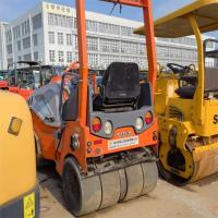 China 2.5 Ton Used Hamm Roller Compactor HD35VT in Original Color with Exciting Force of 28KN for sale